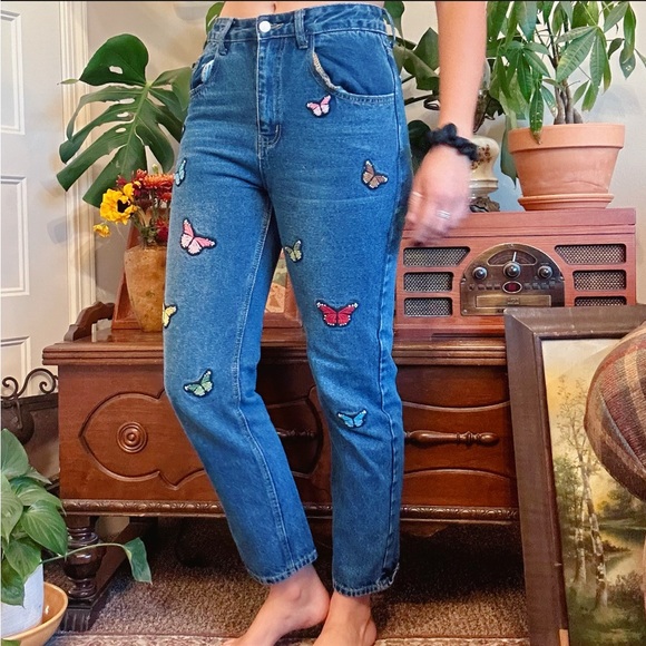 Jeans | Rare Butterfly Jeans | Poshmark